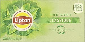 Lipton Thé Vert Classique 30 Sachets : Amazon.fr: Epicerie