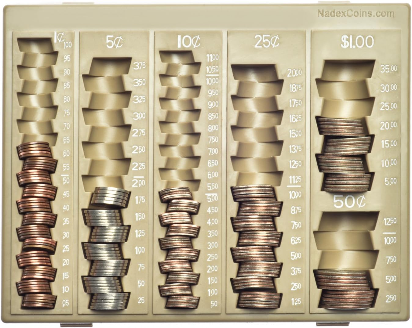Amazon.com : Nadex Coin Handling Tray | Bank Teller and Change Counter ...