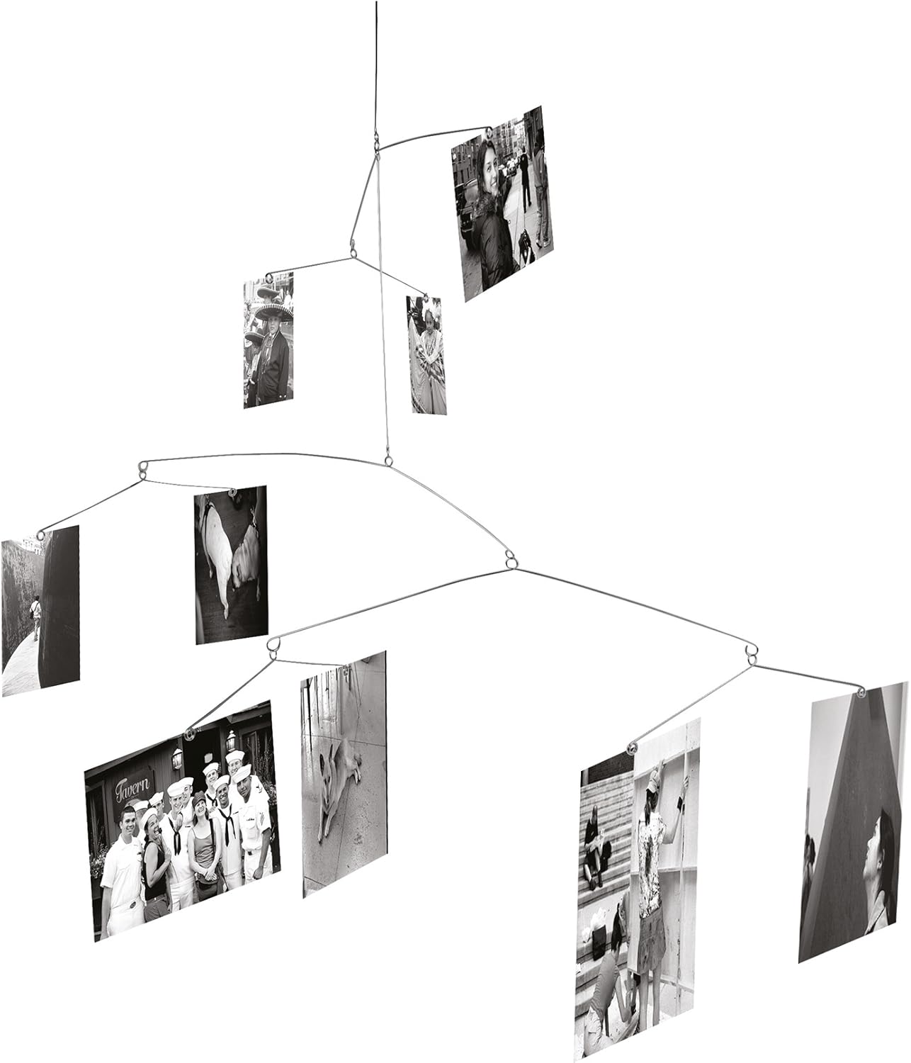 Amazon.com: Kikkerland Random Hanging Photo Mobile, Steel : Home & Kitchen