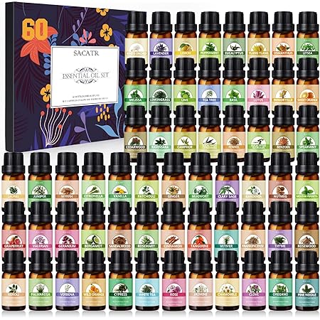 Amazon.com: Essential Oils Set -Essential Oils - 100% Natural Essential ...