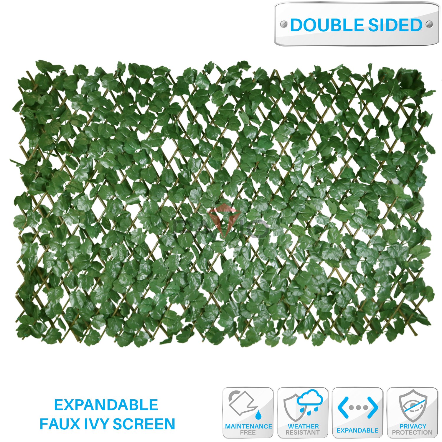 Snapklik.com : Patio Artificial Ivy Privacy Screen Fence Expandable 1Pc ...