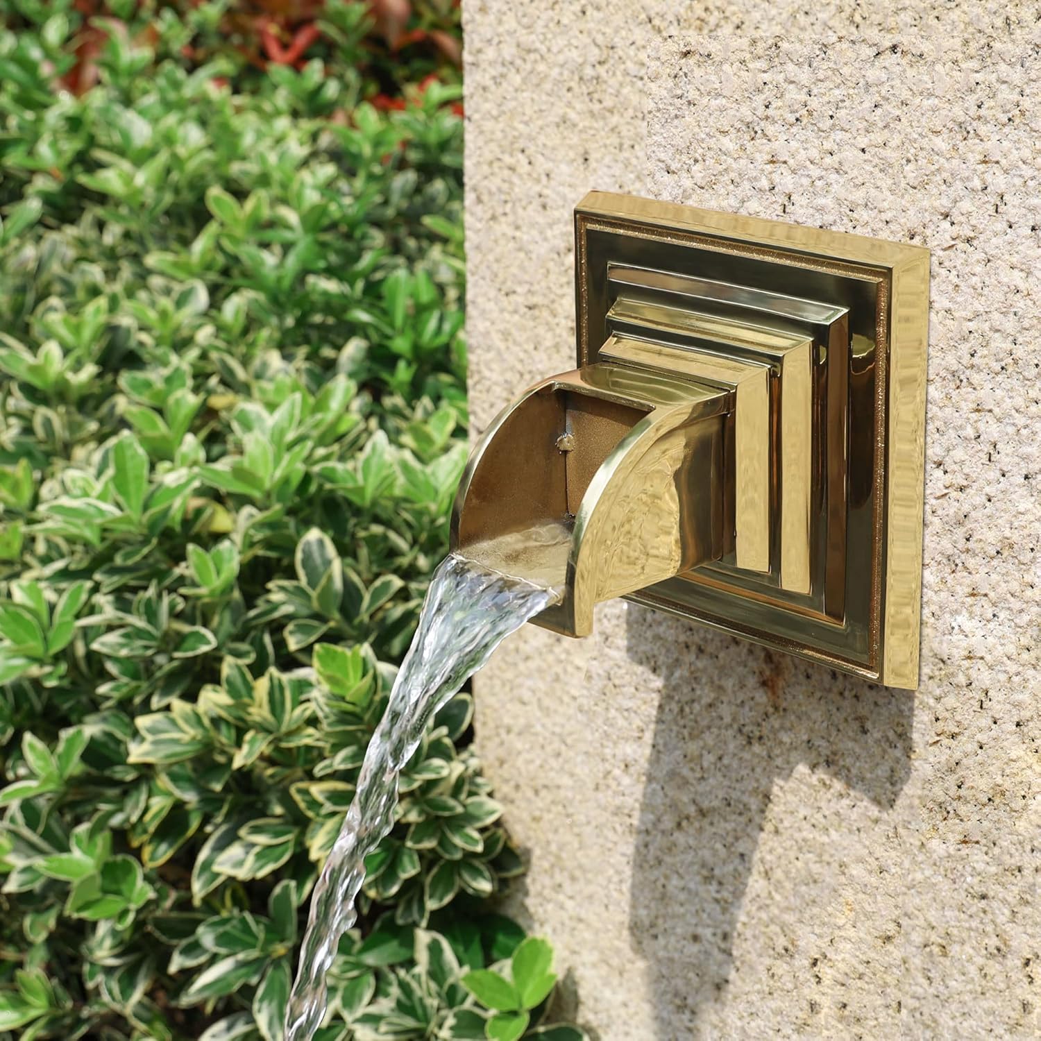 Amazon.com: SUMGREEN Exquisite Handcrafted Solid Brass Waterfall ...