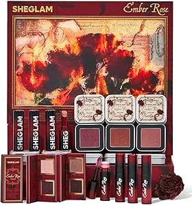 SHEGLAM Ember Rose Collection Valentines Gift Pink Lip Gloss Pink Blush ...