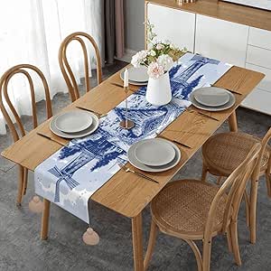 Amazon.com: Halinny Long Table Runners Nederland Cute Vintage Dutch ...