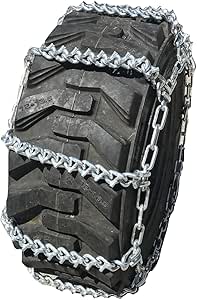 TireChain.com 12.4 28 12.4-28 V-BAR Ladder Tractor Tire Chains set of 2 ...