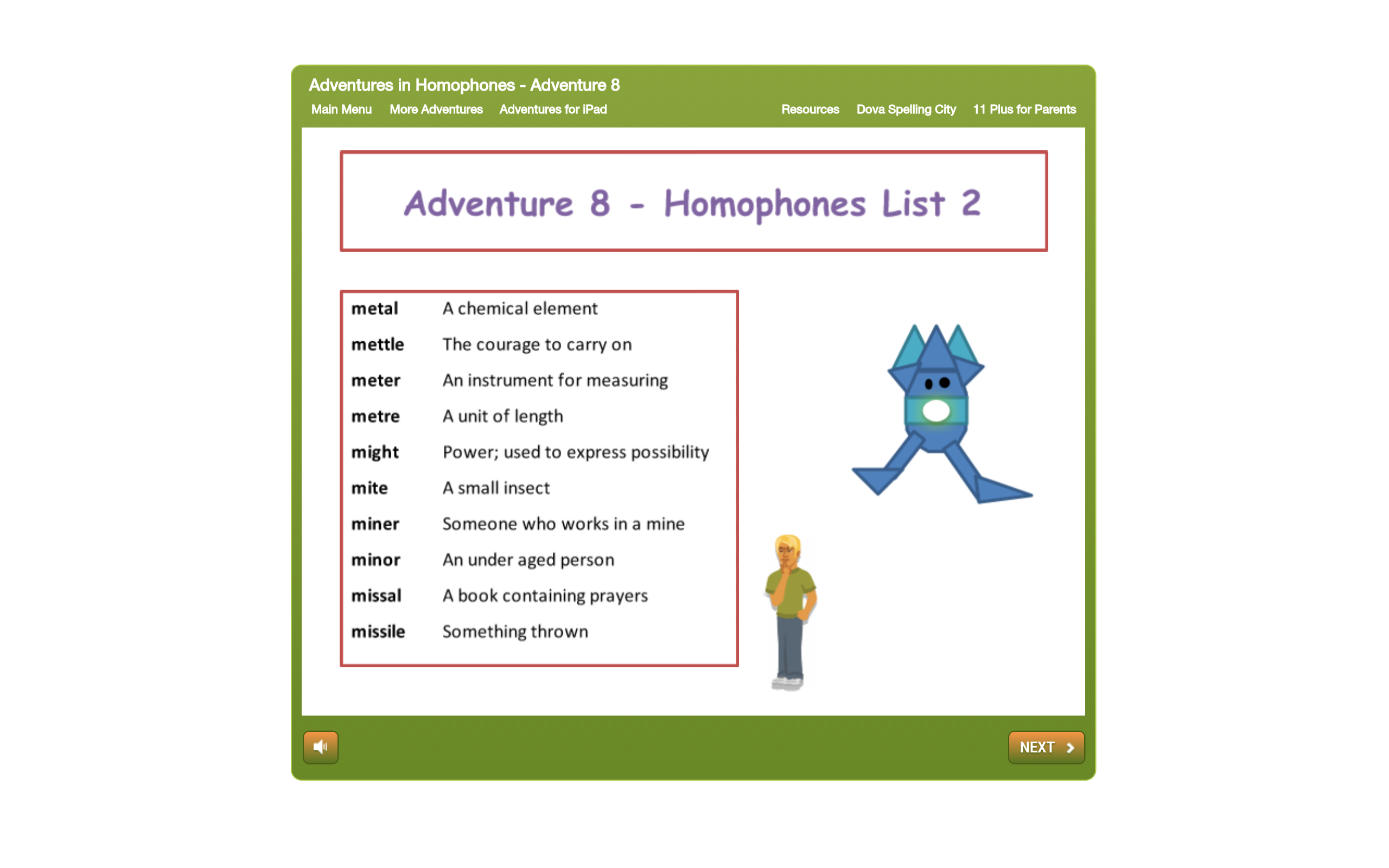 Adventures in Homophones - Adventure 8 - App on Amazon Appstore