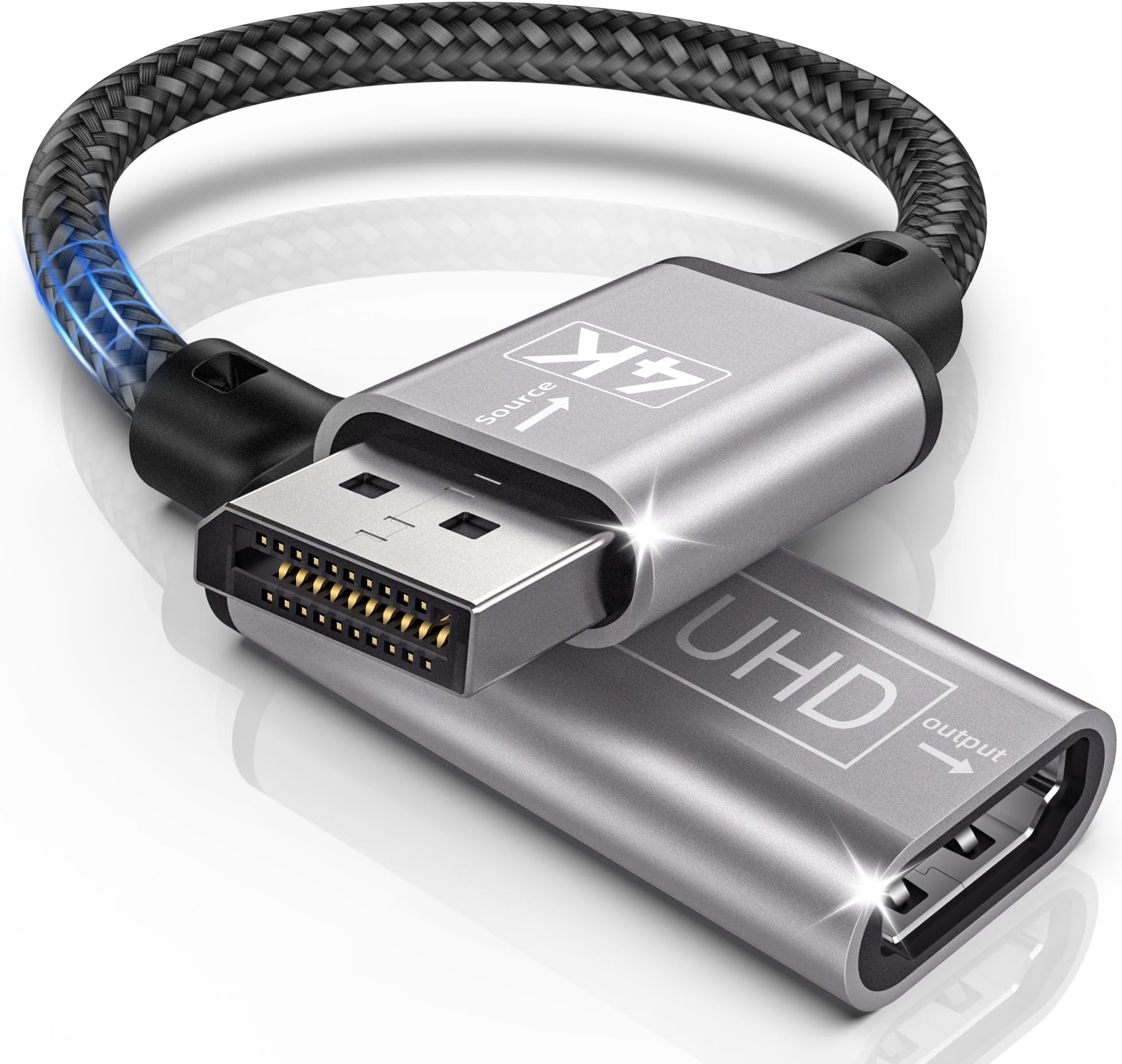 Tanzato 4K Adattatore Displayport to HDMI,Convertitore da Maschio a ...