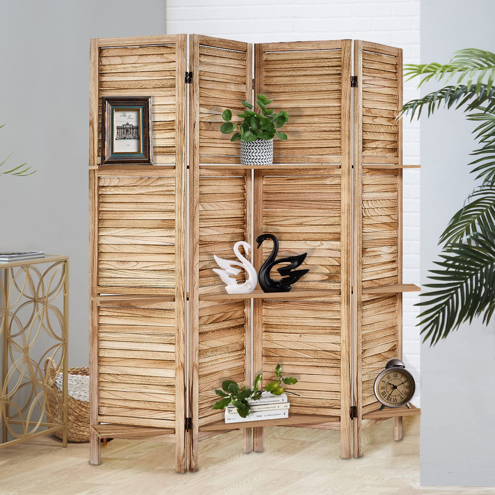 AMBITION LAND Room Divider, Privacy Screen, Room Dividers and Folding ...
