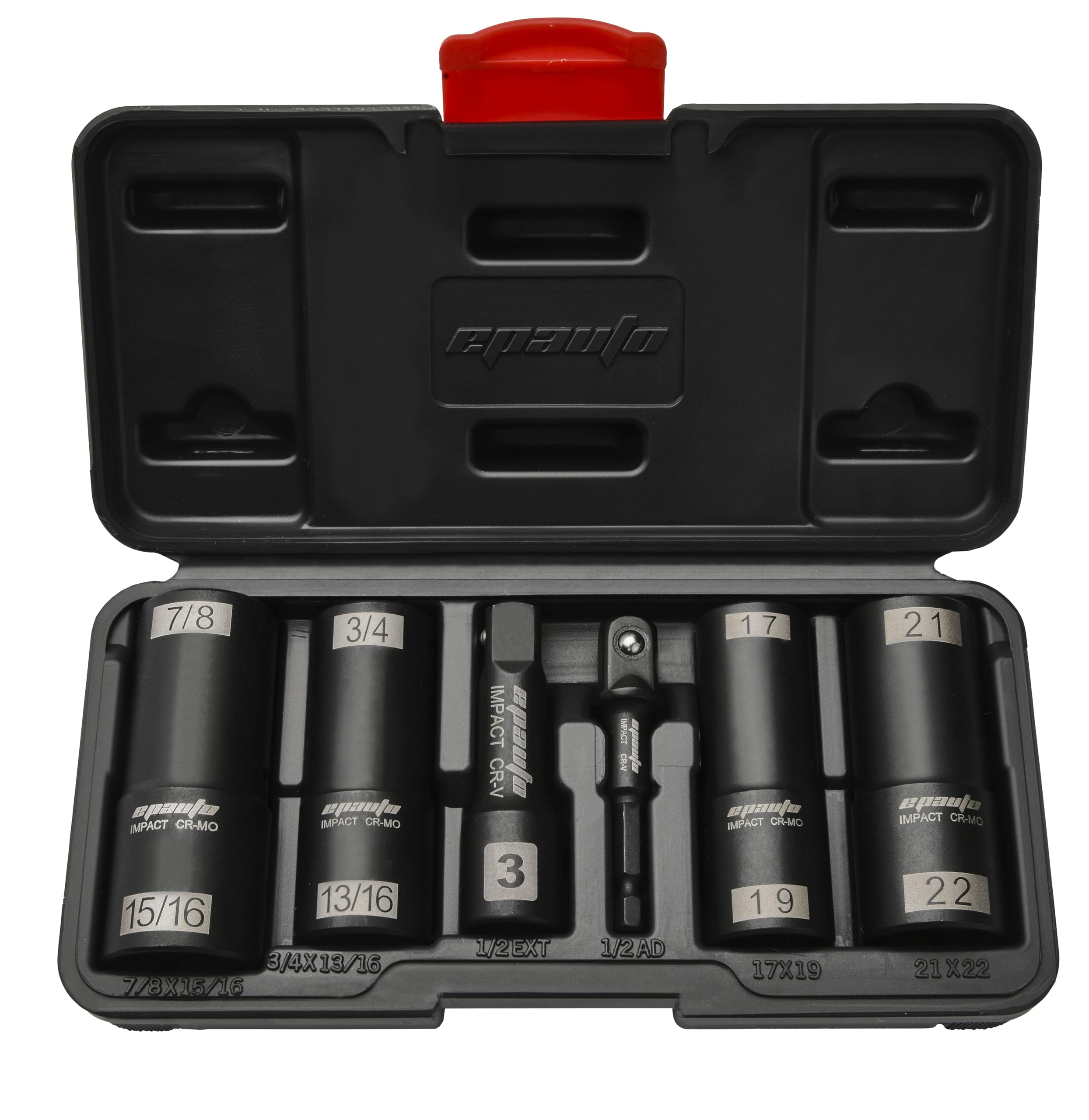 EPAuto 1/2-Inch-Drive Impact Flip Socket Set, 6pcs - Amazon.com