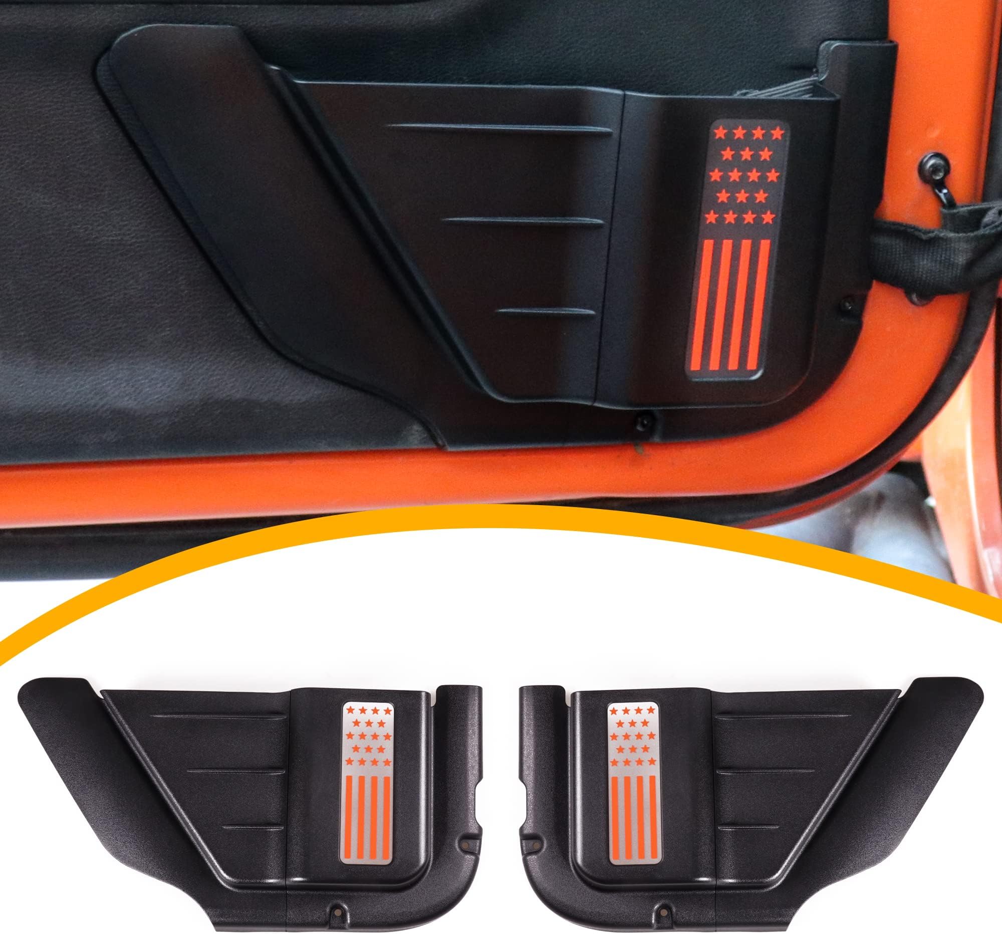 Amazon.com: POETRYXIAO Rear Door Storage Pockets for 2018-2023 Jeep ...