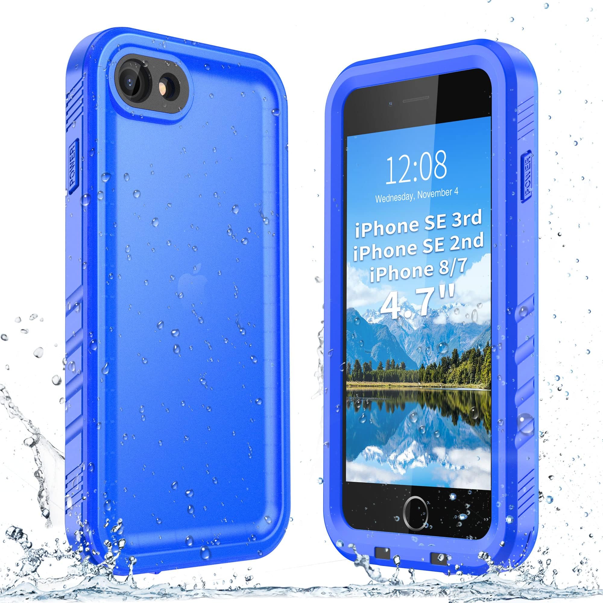 Amazon.com: Singdo iPhone SE 2020 Waterproof Case,iPhone 7/8 Waterproof ...
