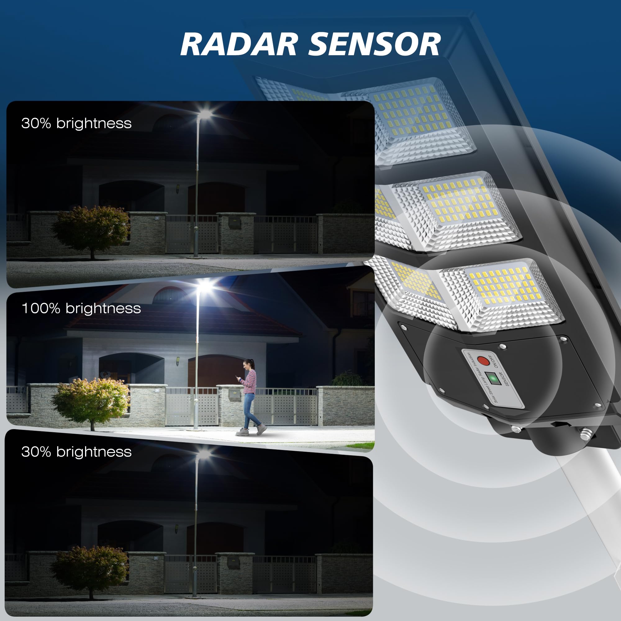 Snapklik.com : Sunwish 1000W Solar Street Lights Outdoor 6500K Solar ...