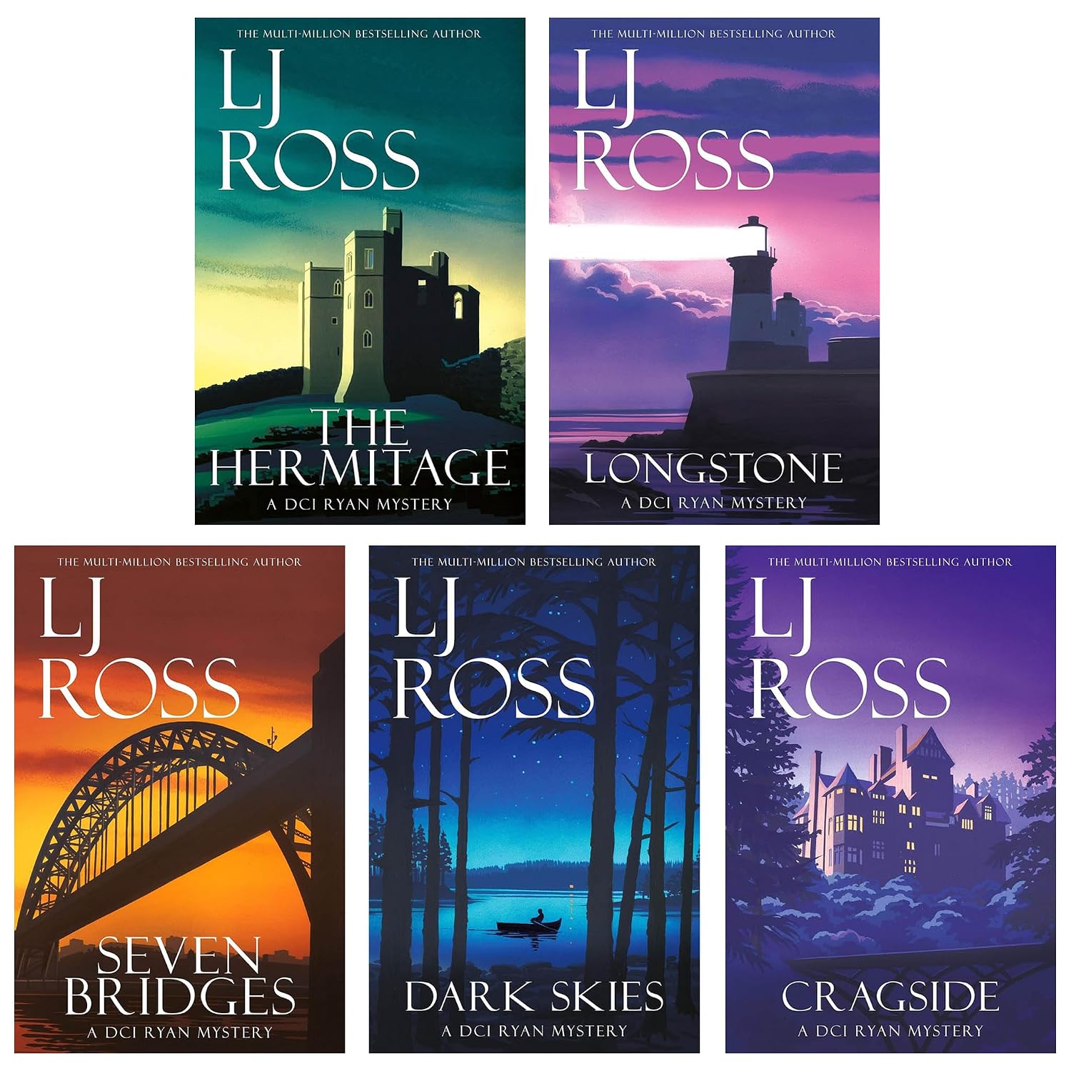 The DCI Ryan Mysteries Volume 6-10 Collection 5 Books Set (Cragside ...