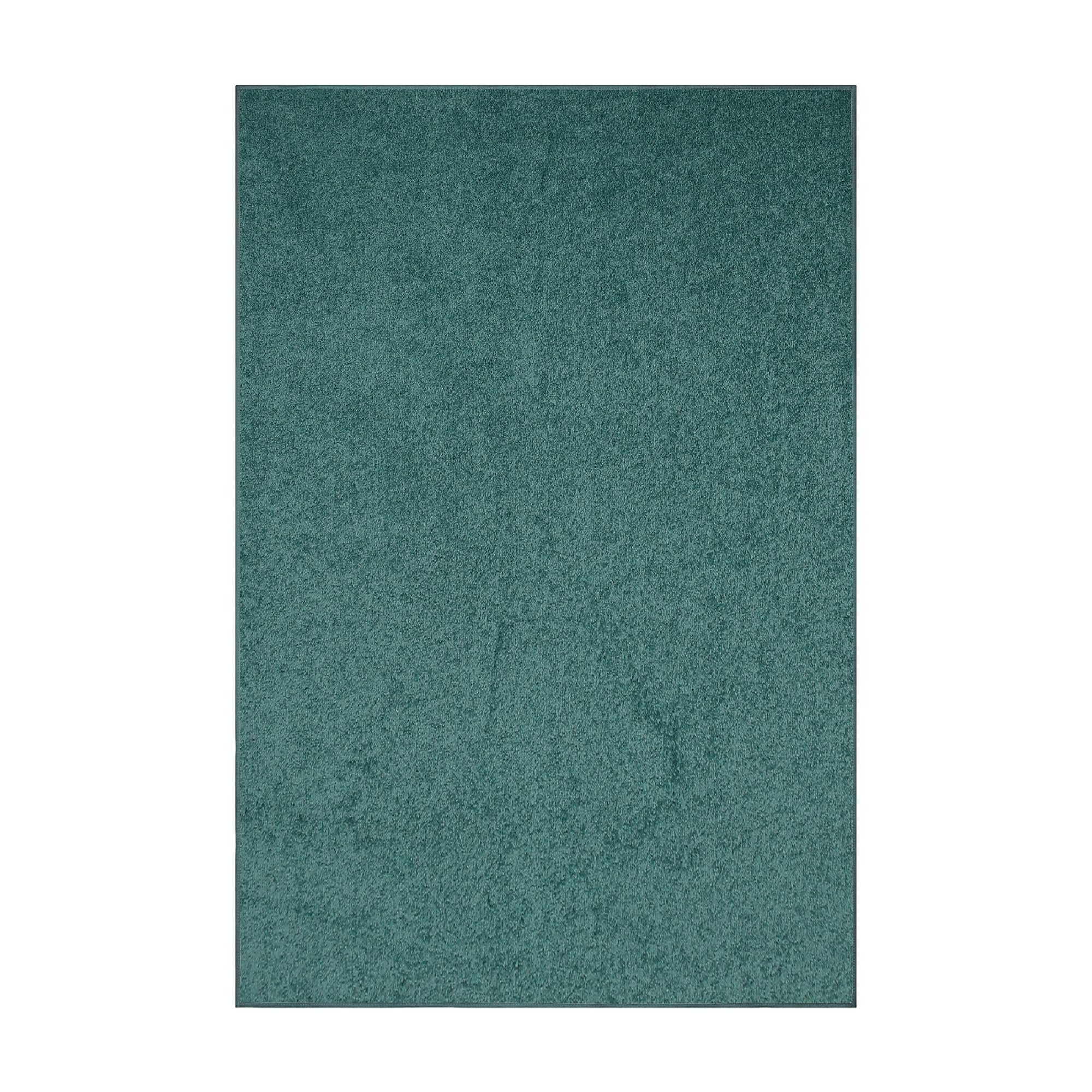 Amazon.com: Solid Color Area Rugs Teal - 2' x 3' Rectangle, Indoor ...