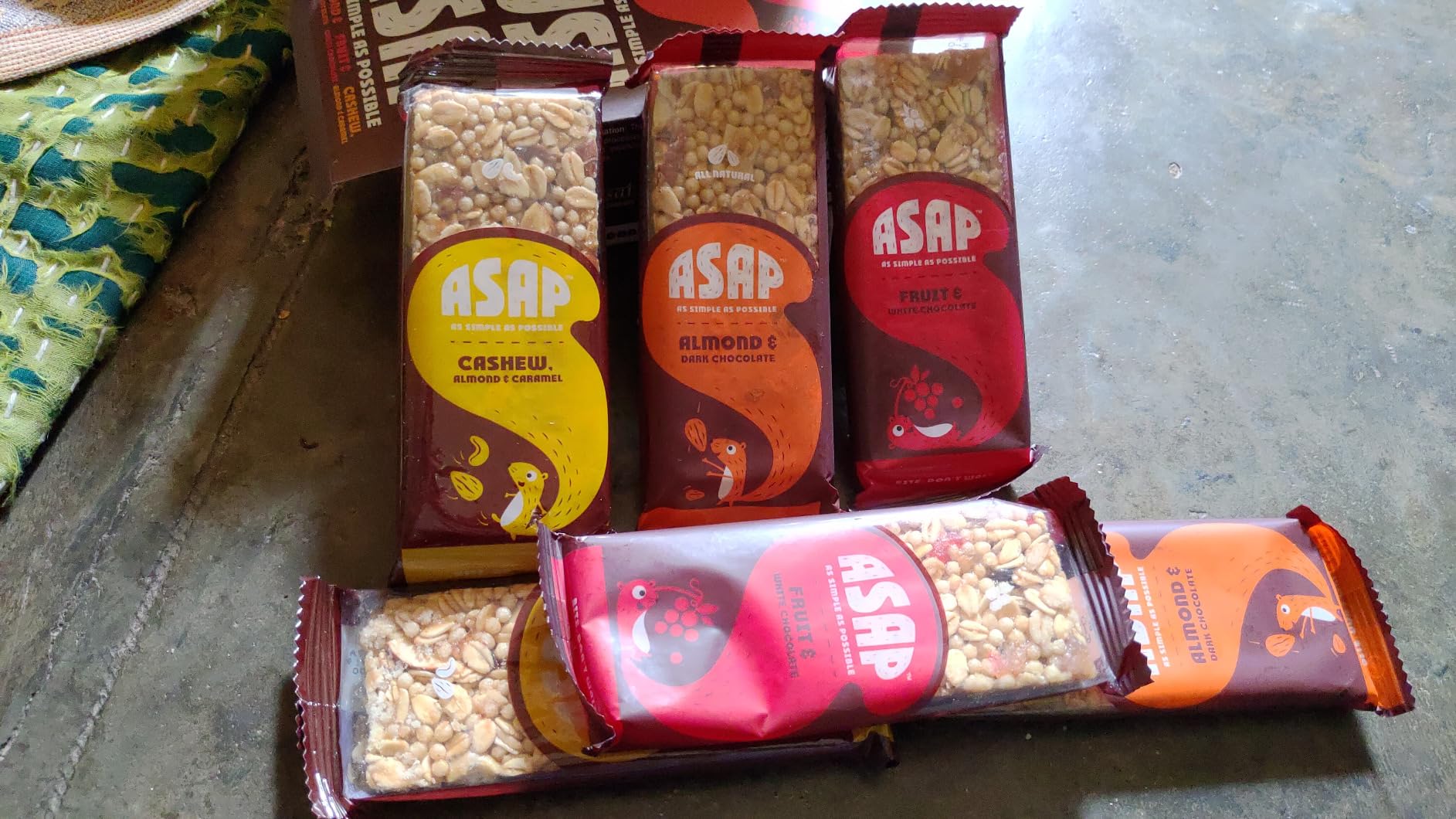 ASAP Assorted Healthy Snack Bars / Granola Bars (Almond & Dark Choco ...