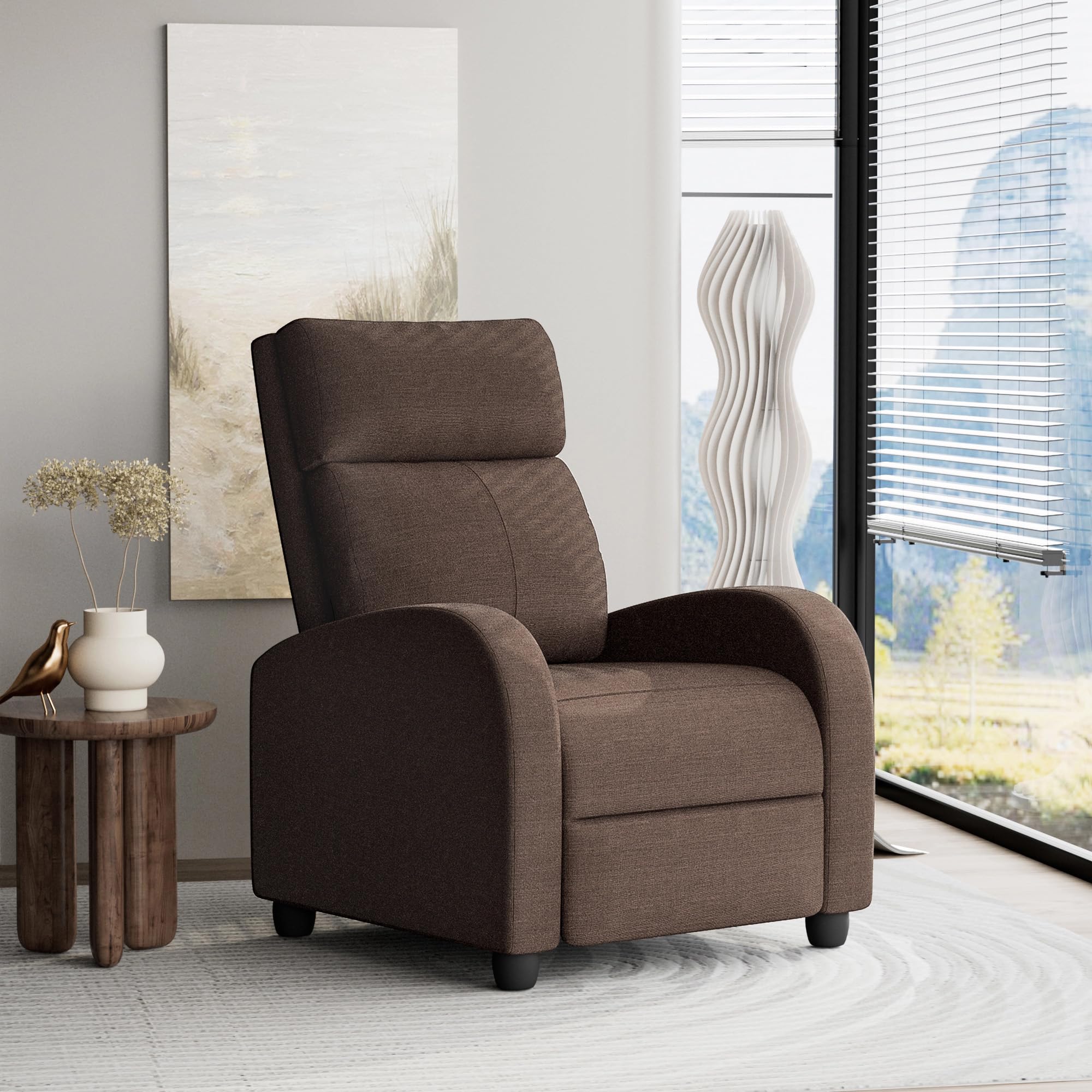 Snapklik.com : Homall Recliner Chair, Recliner Sofa PU Leather For ...
