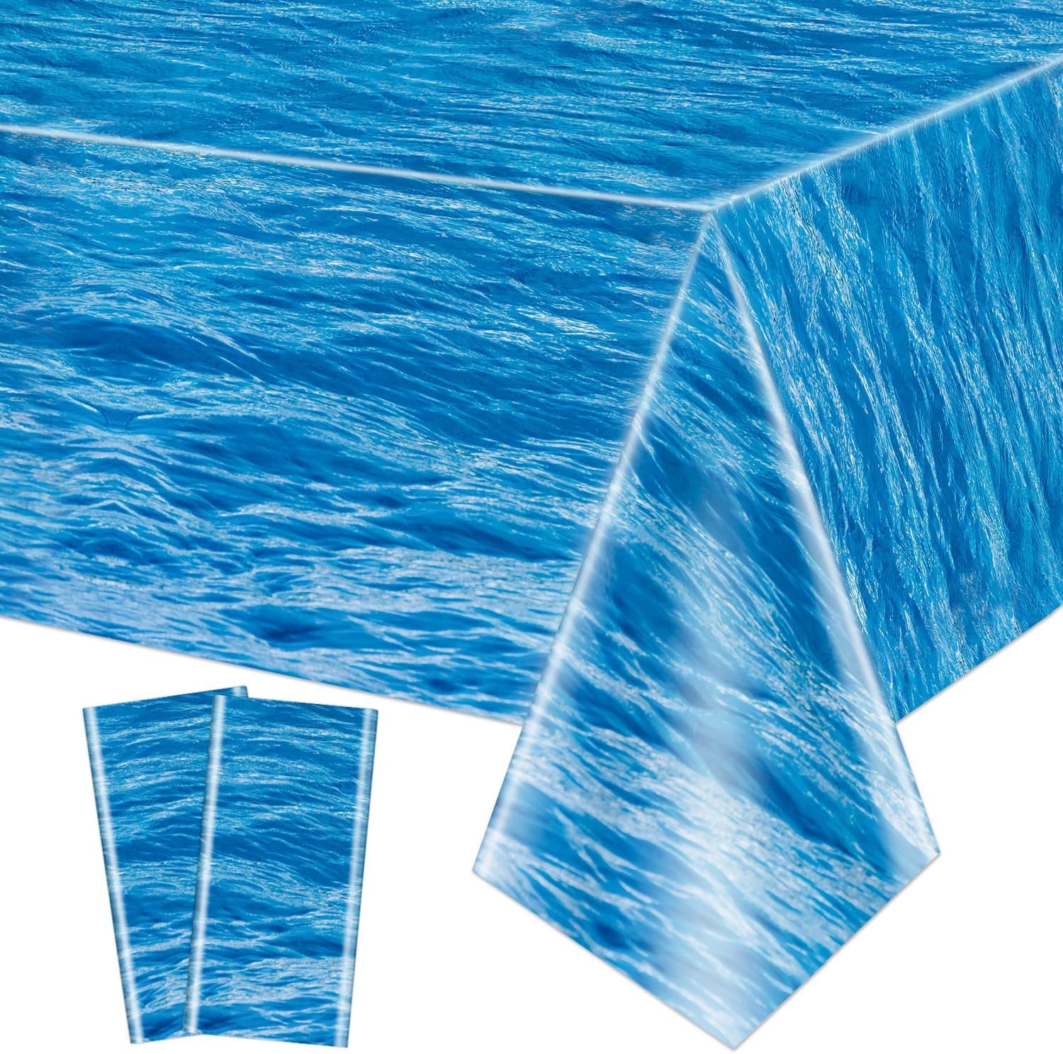 Amazon.com: Oudain 3 Pcs Sea Tablecloths Ocean Animals Table Clothes ...