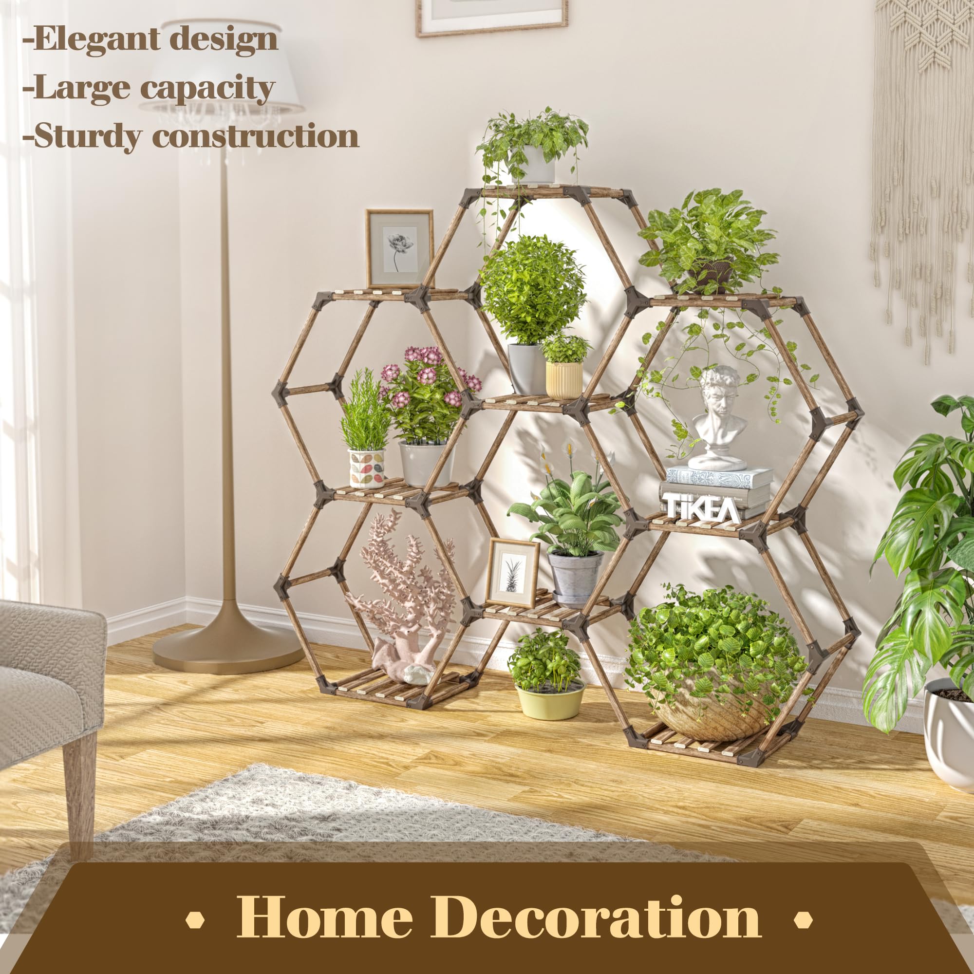 Stickley Hexagon Table Plant Stand 9 Tier Hexagonal Plant Stand Indoor