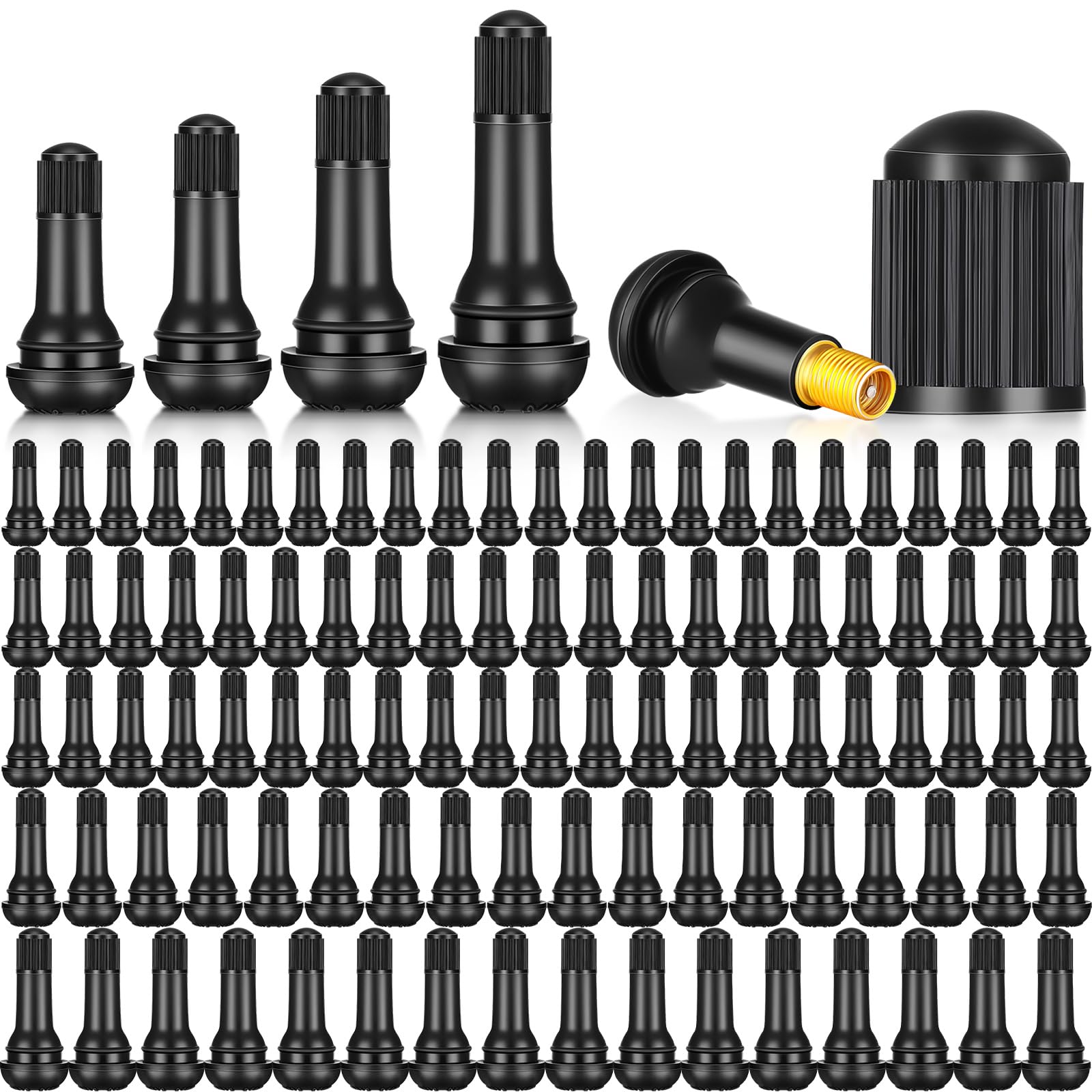 Snapklik.com : Datanly Rubber Snap In Tire Valve Stem TR412, TR413 ...