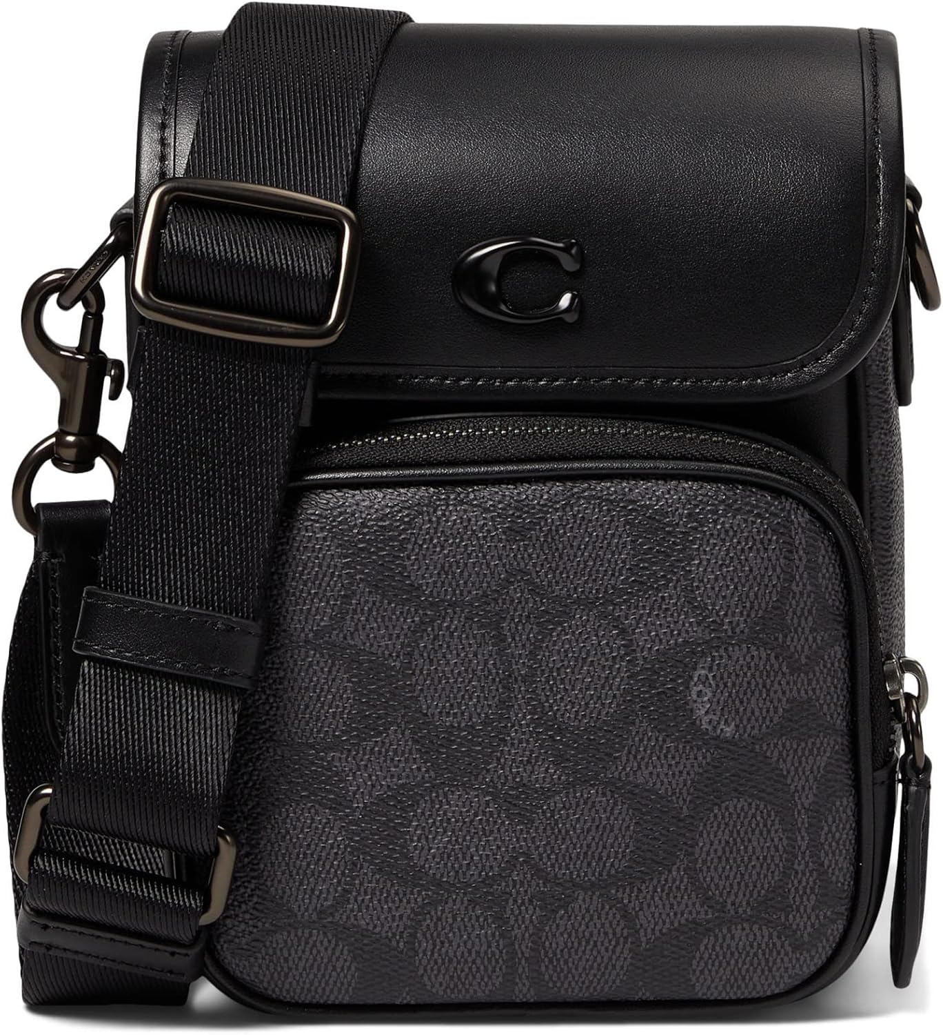 Coach Lee Crossbody Charcoal/Black One Size: Handbags: Amazon.com