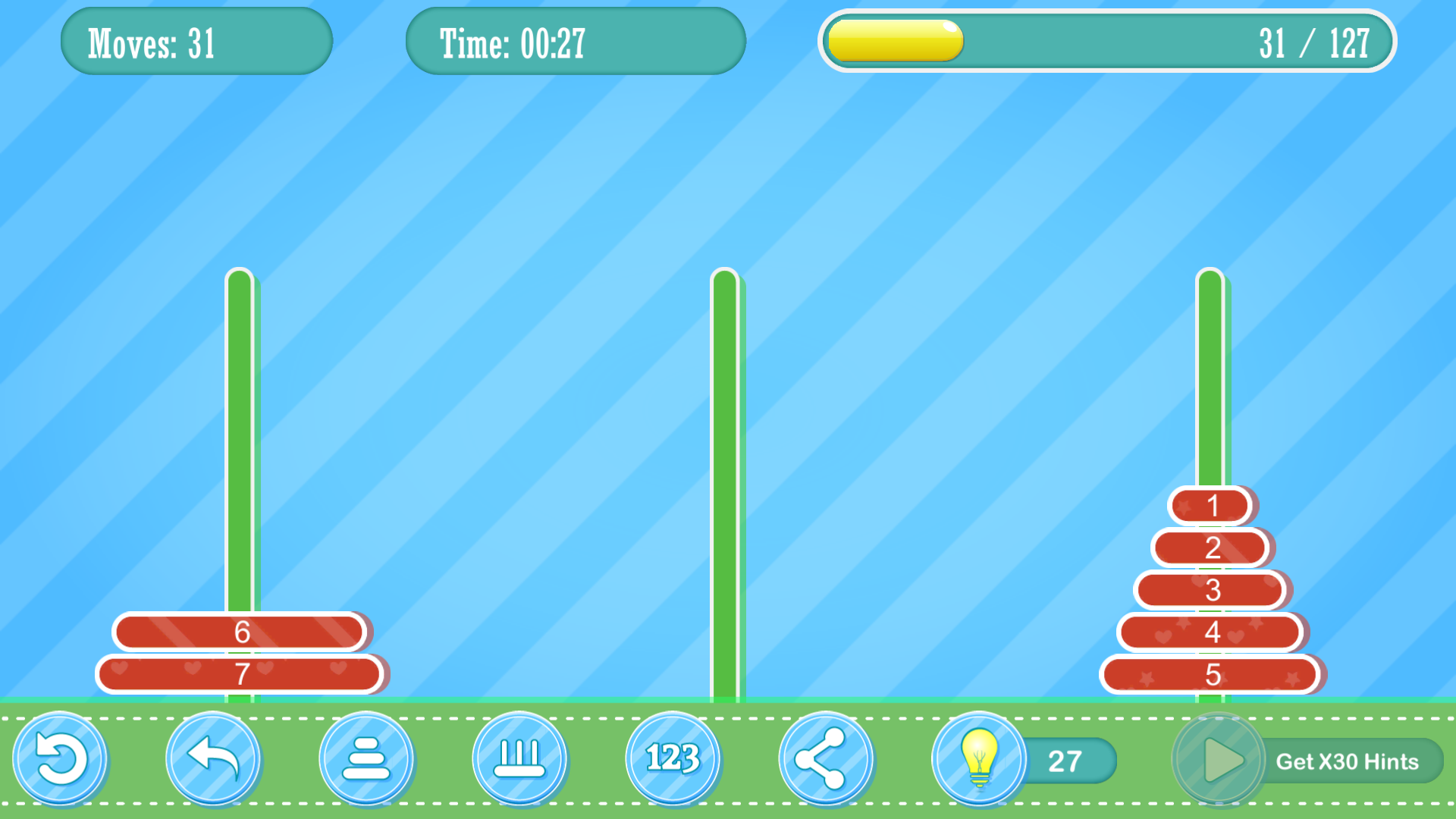 Hanoi Tower - App on Amazon Appstore