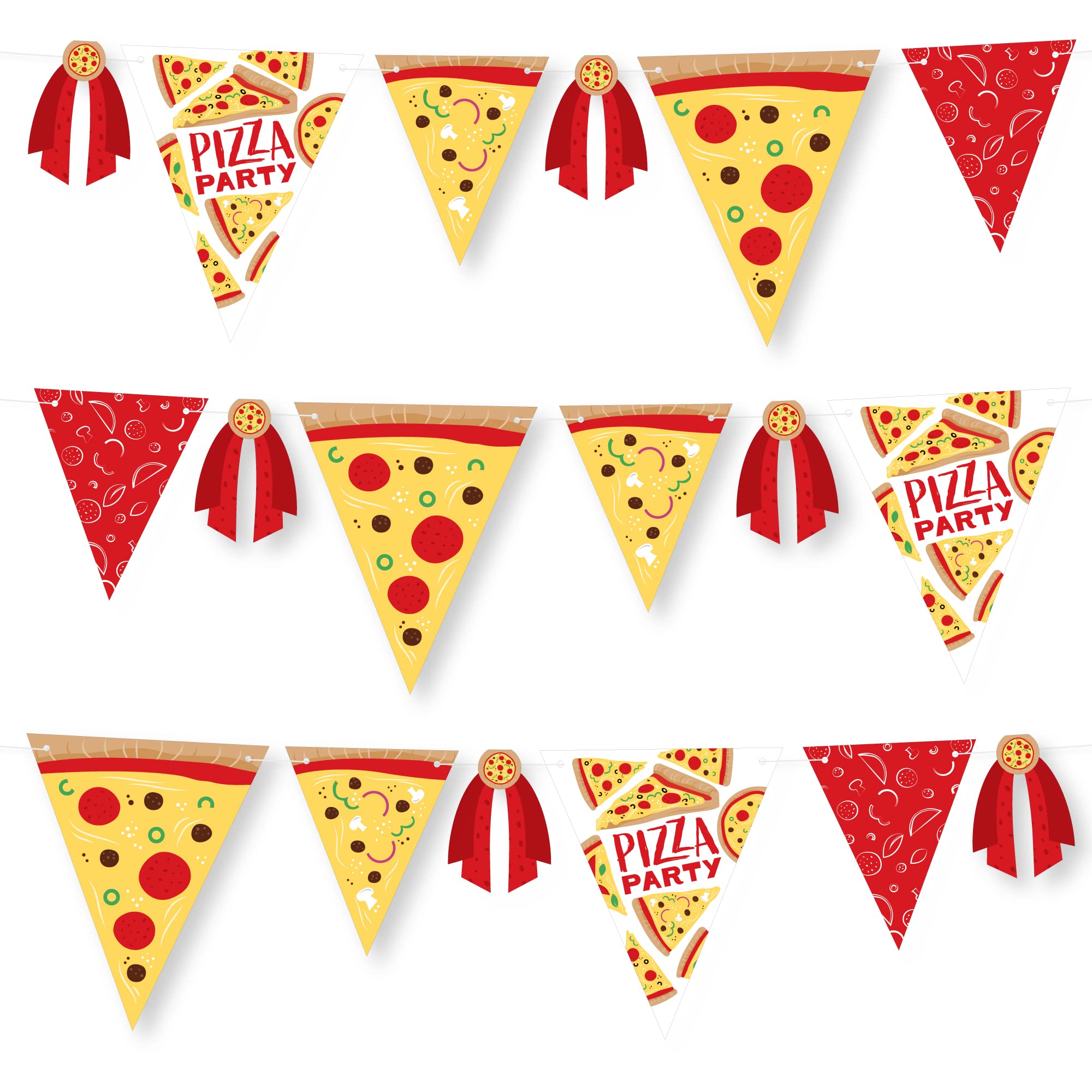 Amazon.com: Big Dot of Happiness Pizza Party Time - DIY Baby Shower or ...