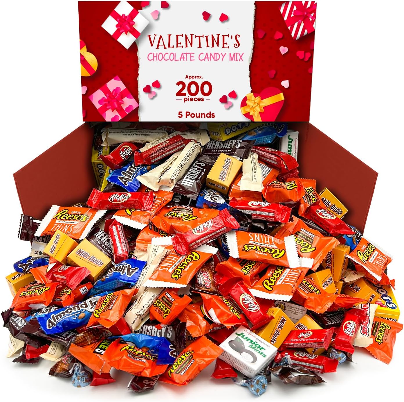 Amazon.com : Chocolate Candy Mix Bulk - 5 Pounds Approx 200 Count ...