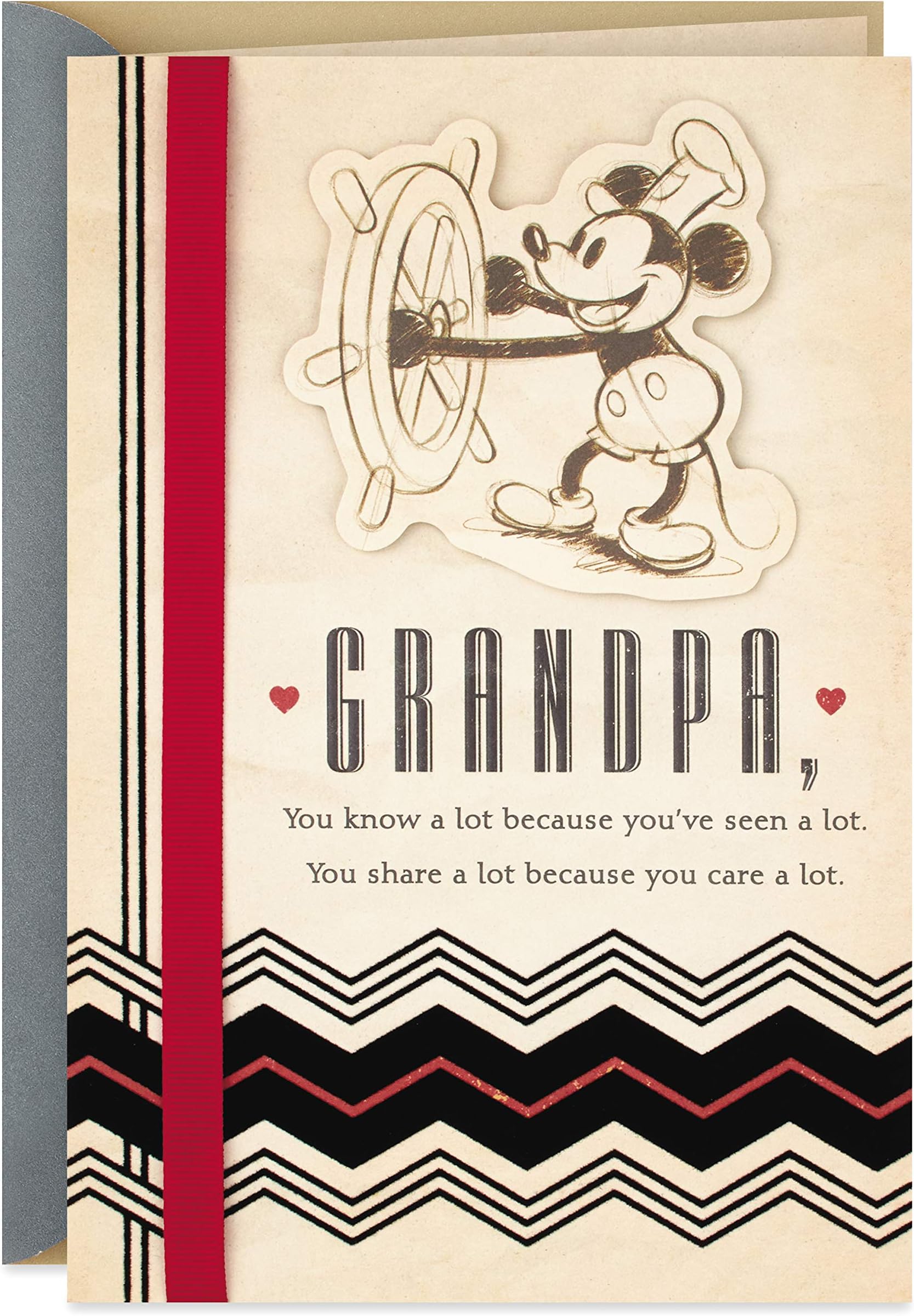 Amazon.com: American Greetings Thinking Of You Card for Grandparents ...