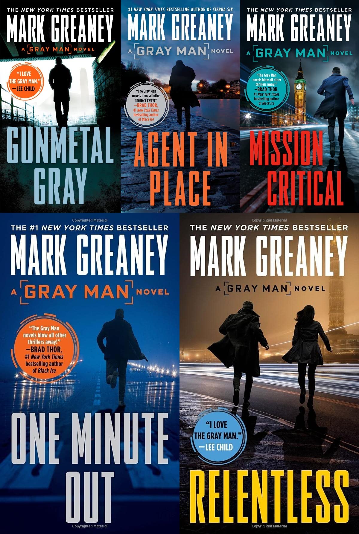 By Mark Greaney # A Gray Man Novel series # Vol 6 -10 Collection 5 ...