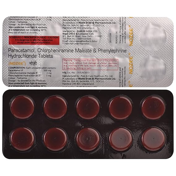 Nozee - Strip of 10 Tablets : Amazon.in: Health & Personal Care