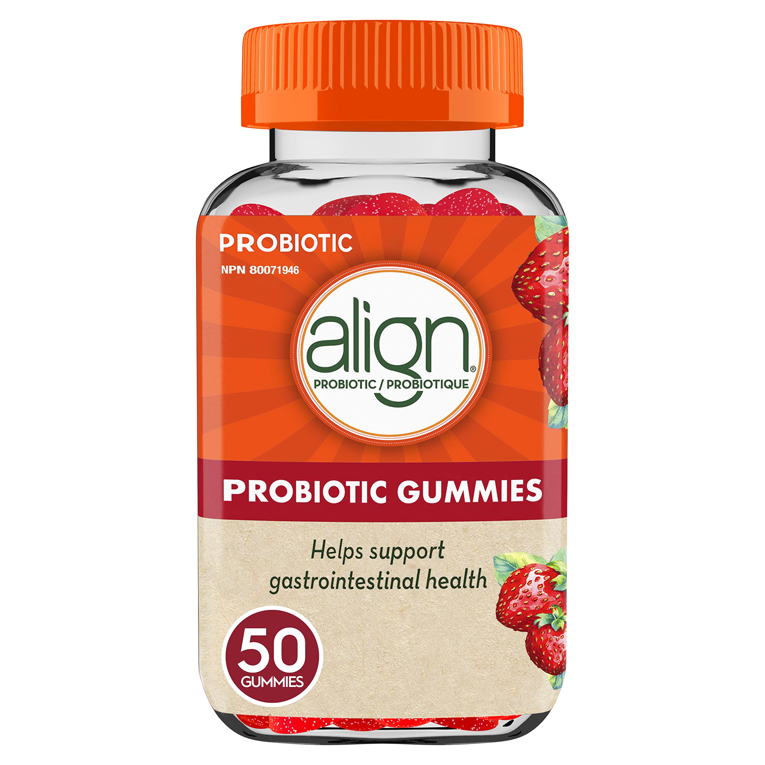 Align Probiotic Gummies, Helps Suppport Gastrointestinal Health, Made ...