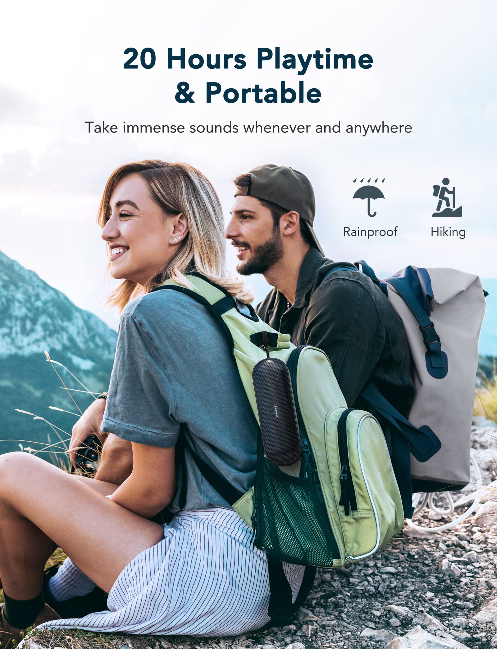 Snapklik.com : LENRUE (Upgraded) A15 Bluetooth Speaker