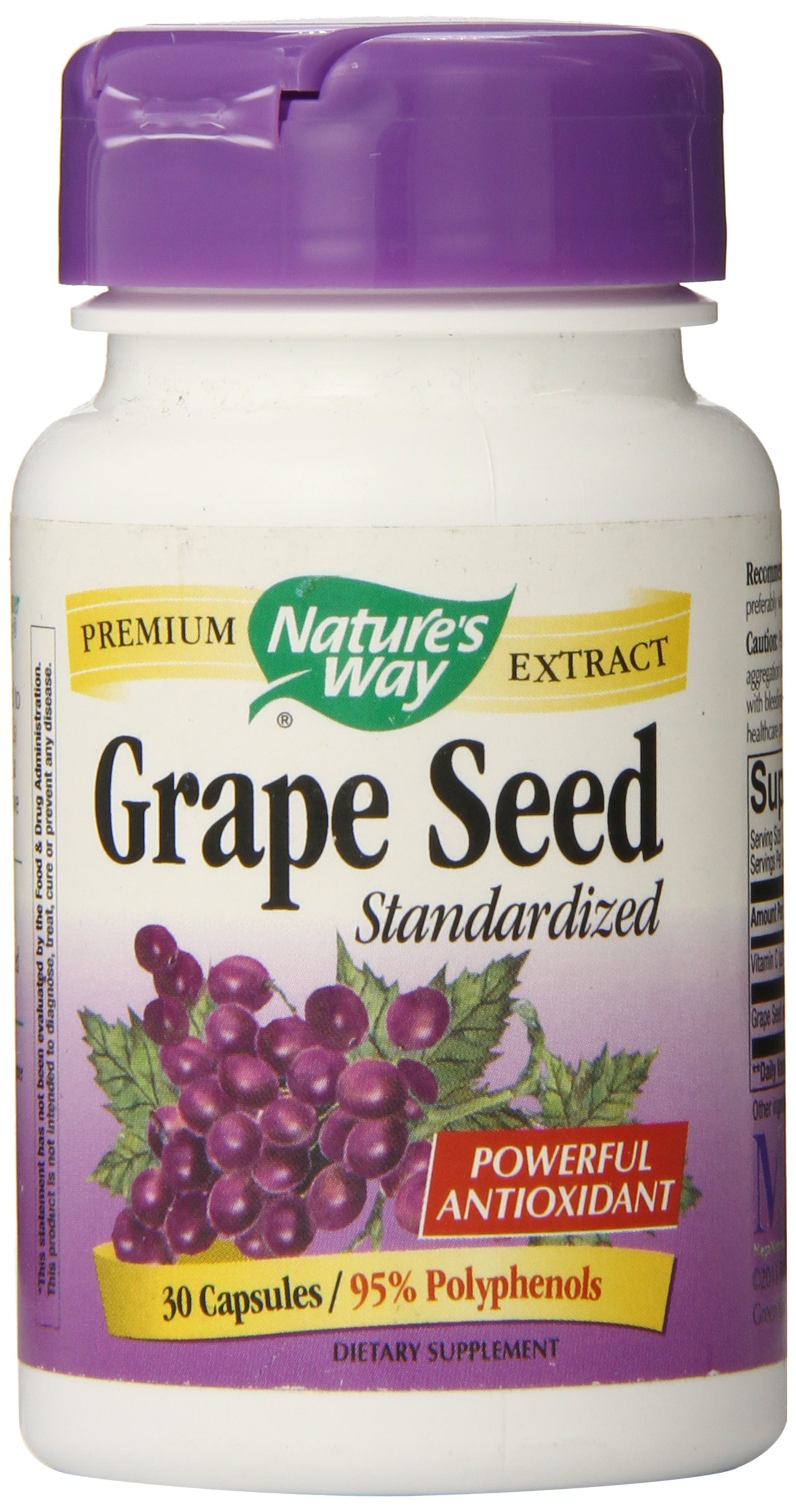 Amazon.com : Nature's Way Grape Seed, Capsules, 30 capsules : Grape ...