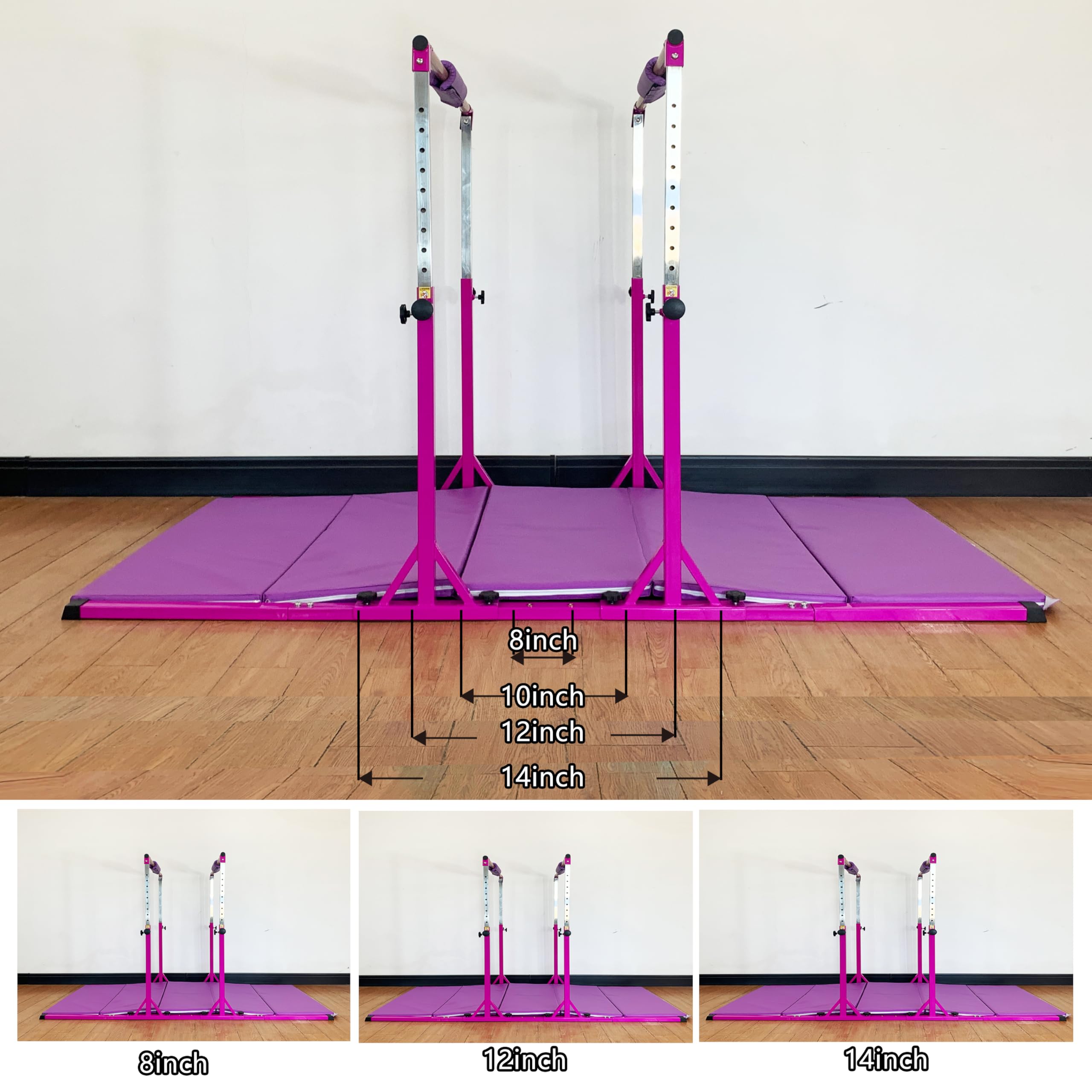 Snapklik.com : MARFULA Gymnastics Double Horizontal Bars 3Play ...