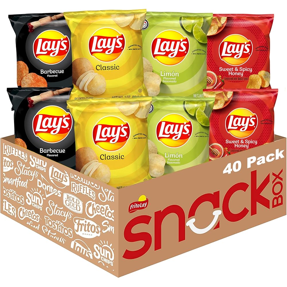 $5/mo - Finance Lay's Potato Chips, Classic Chips Variety Pack, 1 Ounce ...