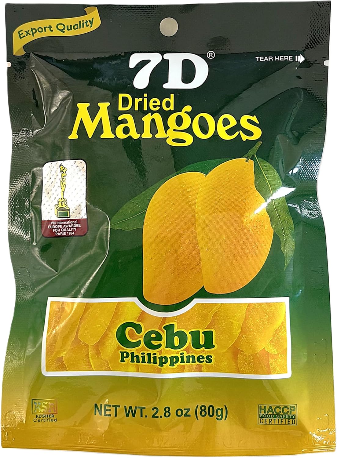 Amazon.co.jp: 7Dドライマンゴー セブパッケージ 80g×5 正規輸入品 : 食品・飲料・お酒