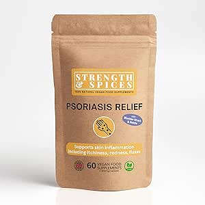 Strength & Spices Psoriasis Relief Skin Care Supplements, Immune System ...