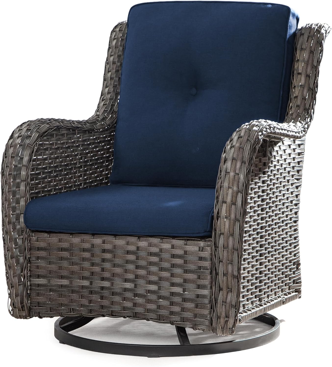 Amazon.com: Joyside Outdoor Swivel Rocker Patio Chair - Outdoor Wicker ...