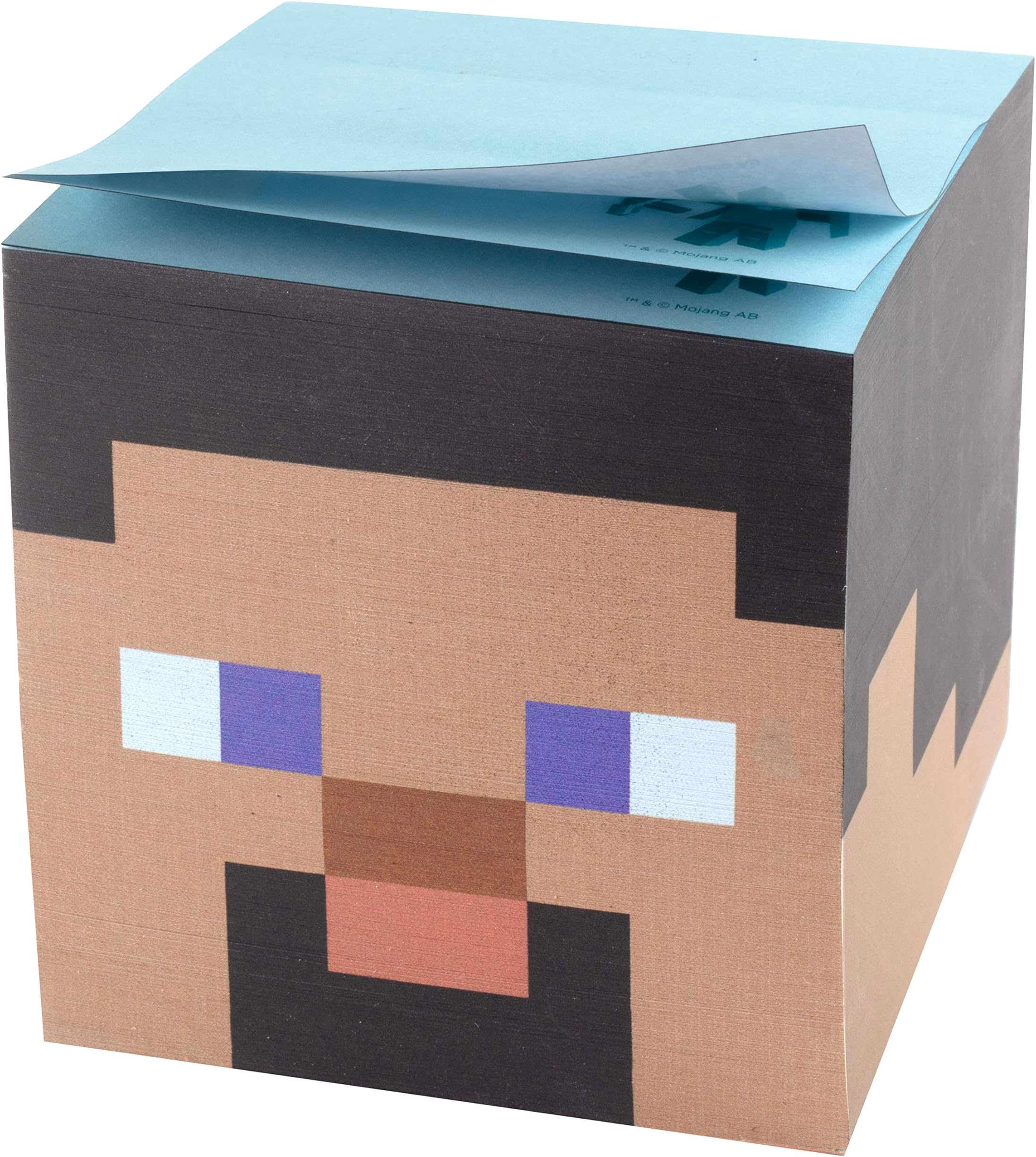 Amazon.com : Minecraft Steve Sticky Note Cube, 800 Sheets - 3x3 Self ...