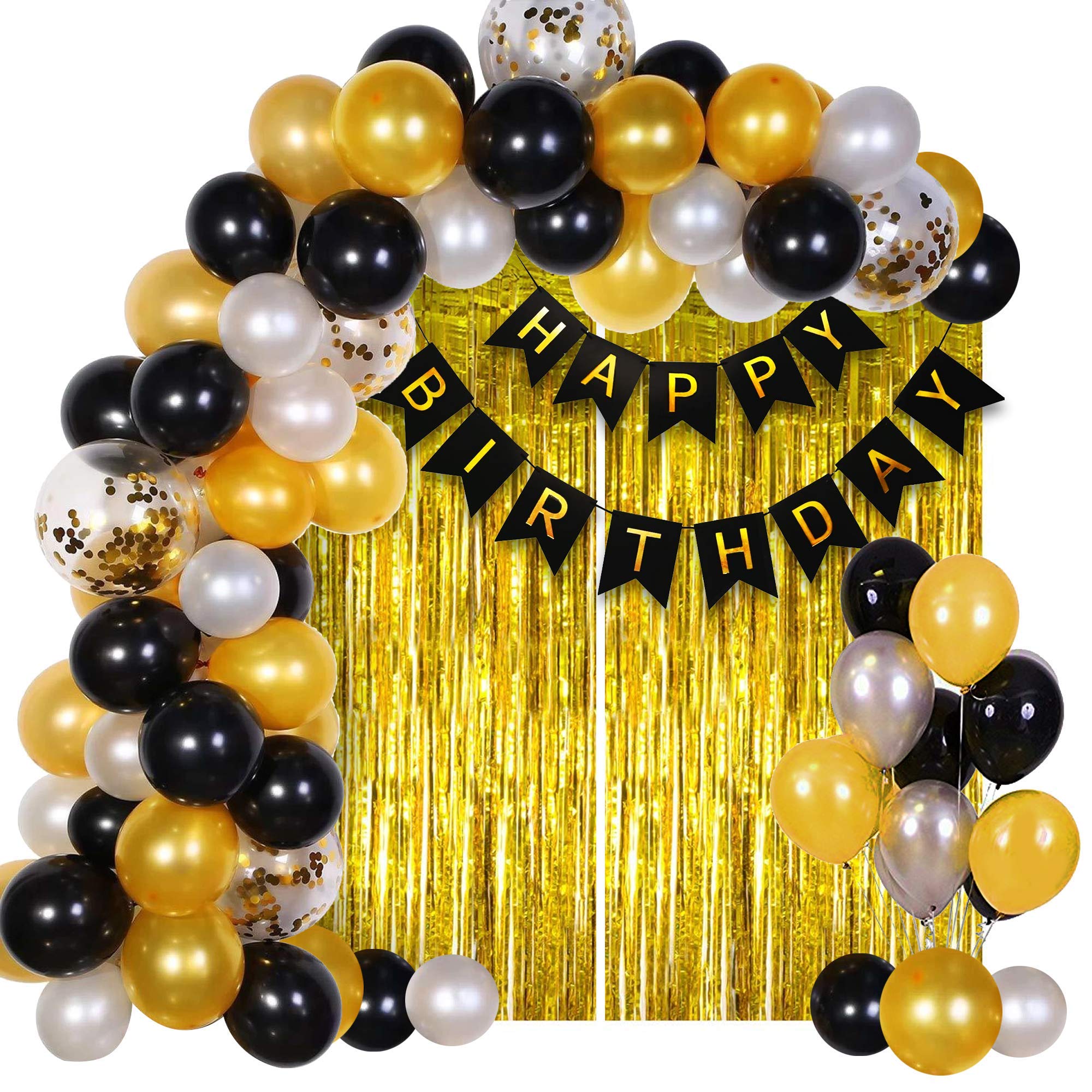 Buy Party Propz Happy Birthday Decoration Kit Combo 42pcs Metallic Rubber Confetti With buy-party-propz-happy-birthday-decoration-kit-combo-42pcs-metallic-rubber-confetti-with
