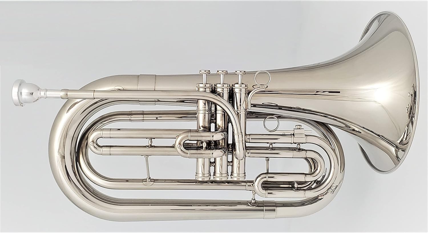Amazon.com: MARCHING BARITONE IDEAL MUSIC BOMBARDINO IN Bb NICKEL ...