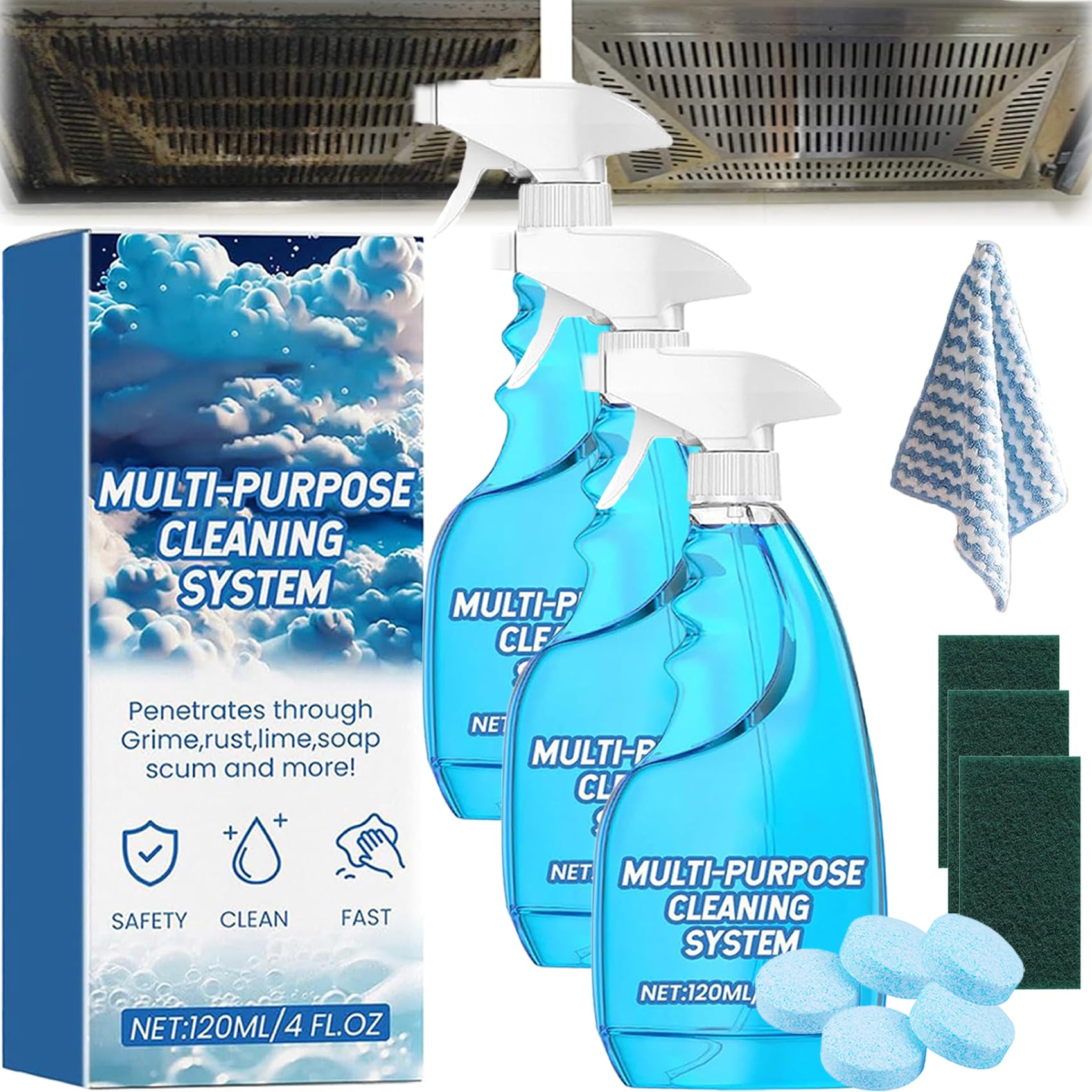 Amazon.com: Splash Spray Tablets & Spray Bottle Oven Cleaner, Splash ...
