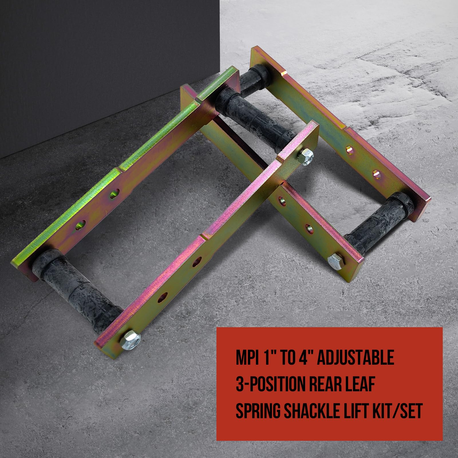 Leaf Spring Shackle Lift Kit Mahindra Pik Up BZT Extended Shackle Set