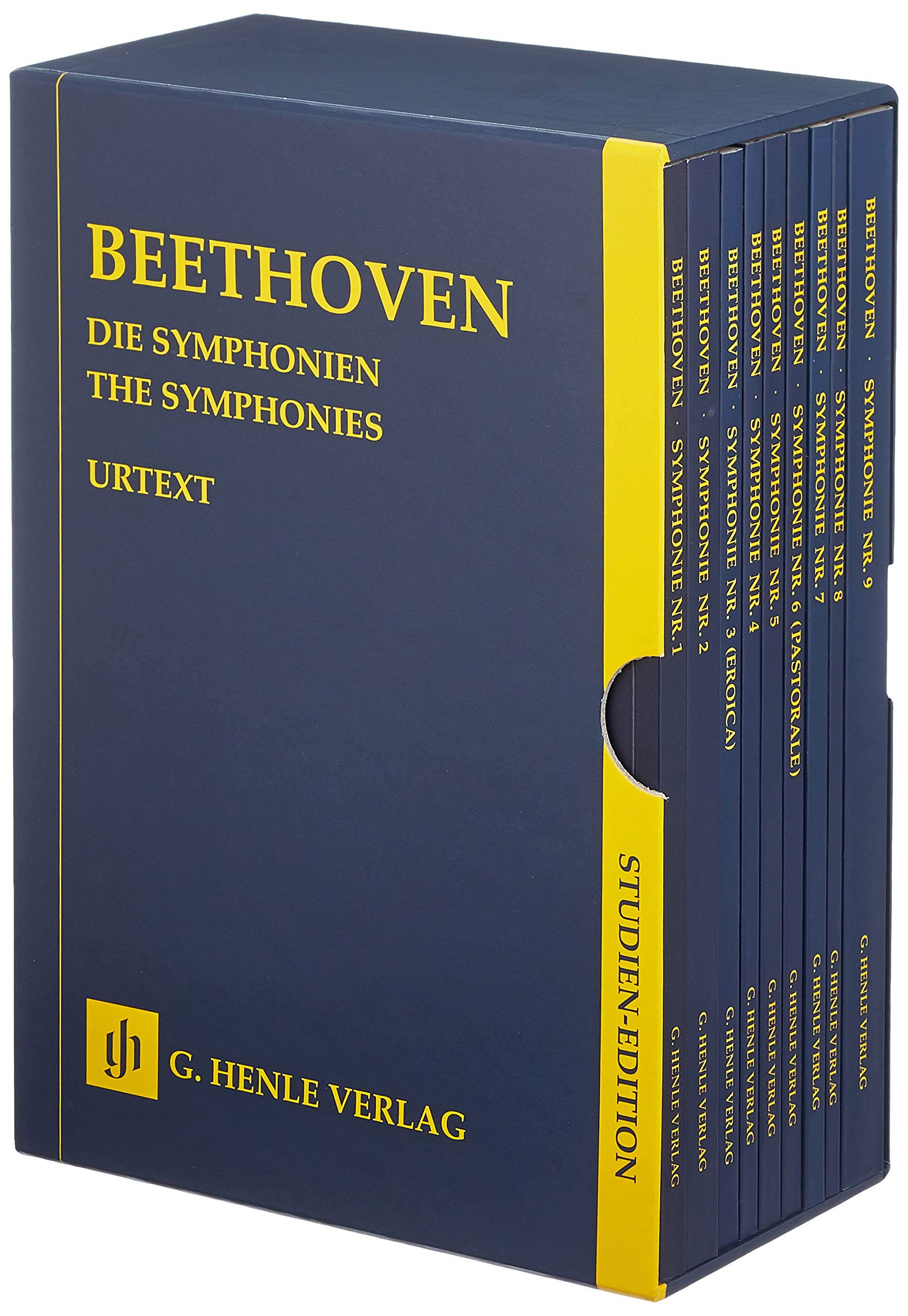 Beethoven - Sinfonias Completas (9 Volumes in a Slipcase Study Scores ...