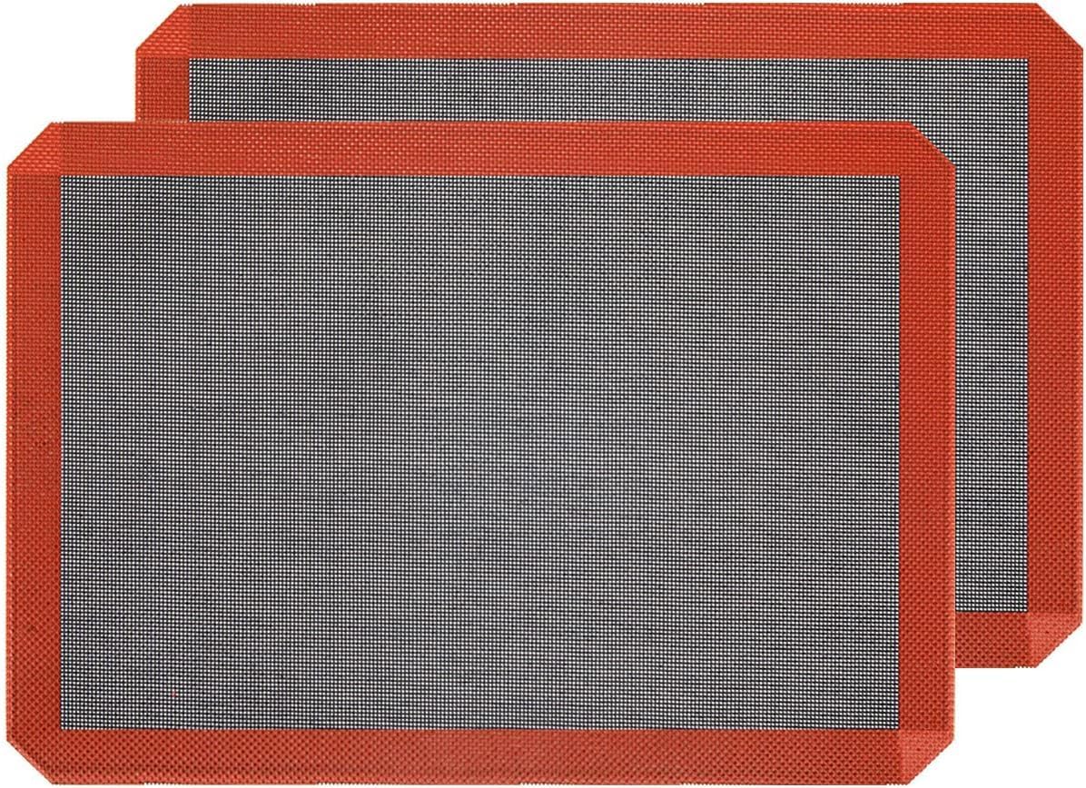 Amazon.com: Perforated Silicone Baking Mats, 2 PCS Eclair Silicone Mat ...