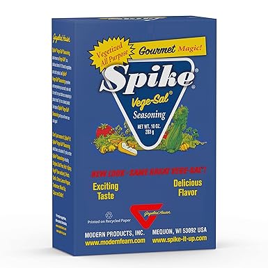 Amazon.com : Vege-Sal Spike Natural Seasoning Original VEGESAL 10 oz ...