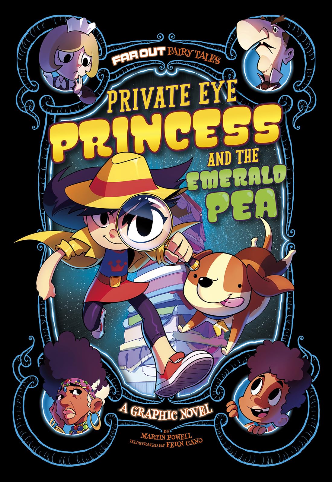 Amazon.com: Private Eye Princess and the Emerald Pea: A Graphic Novel ...