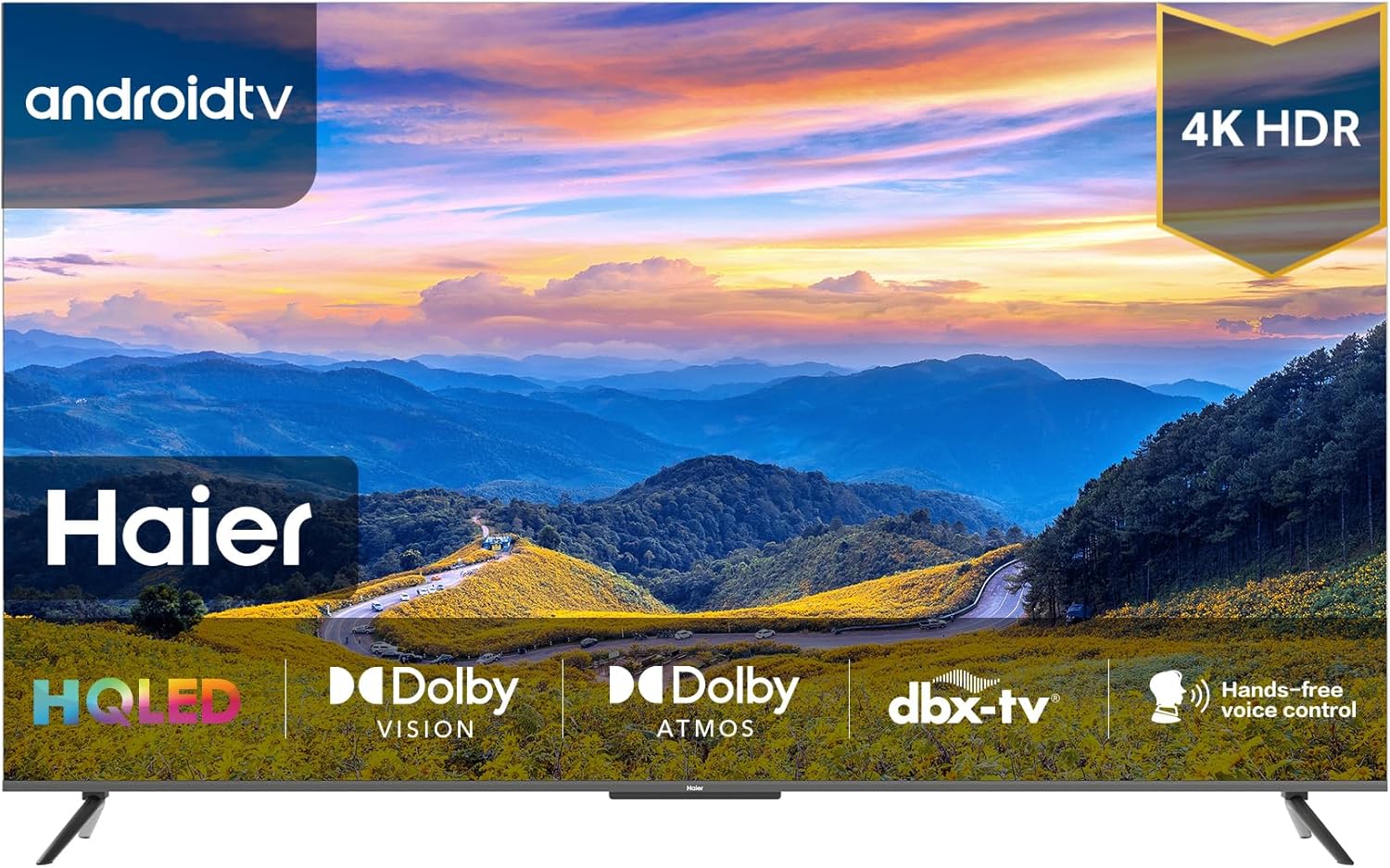 Haier 65 Inch 4K UHD HDR, HQLED High brightness Android Model - H65S5UG ...