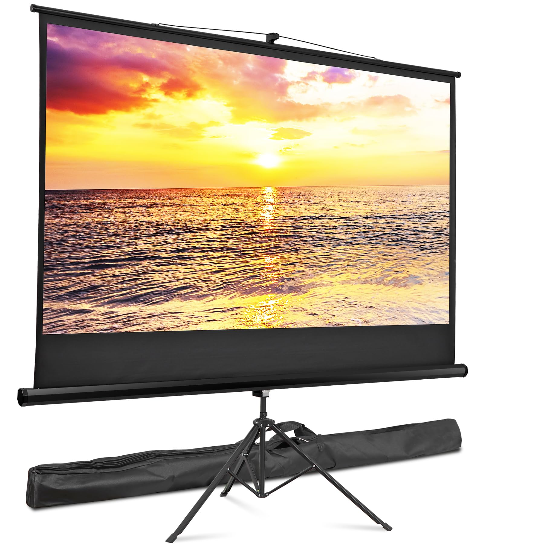 Amazon.com: Smartxchoices 84" Portable Projector Screen with Stand, 16: ...