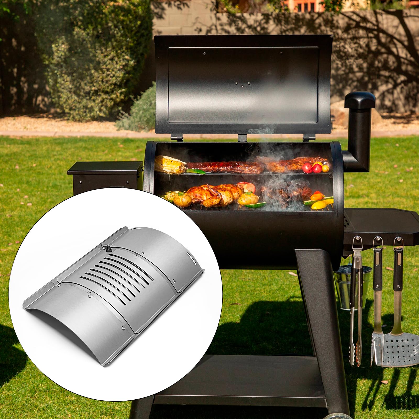 Stainless Steel Flame Broiler For Austin XL Stainless Steel Flame ...